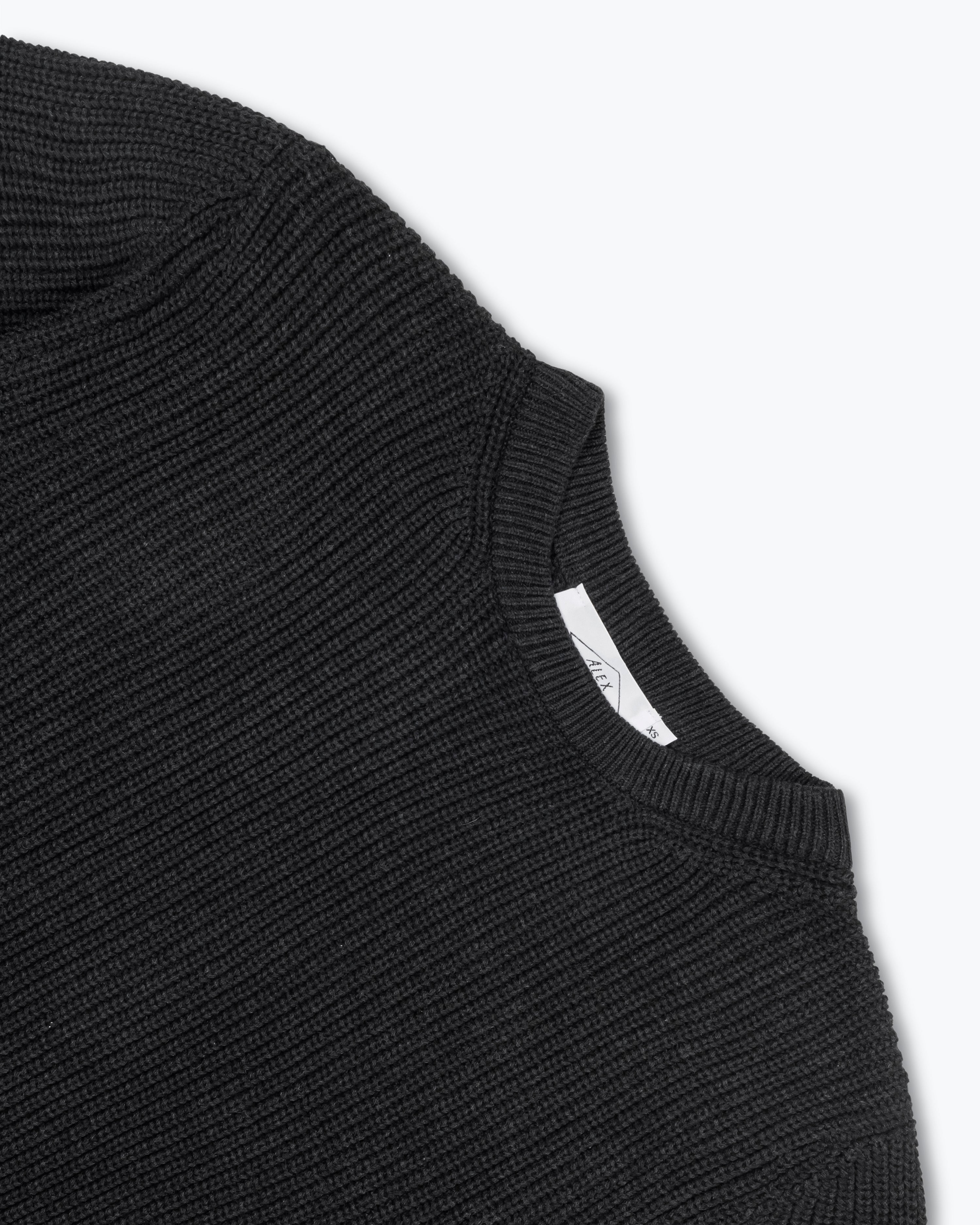 Bay Organic Cotton Chunky Knit Sweater / Dark Navy Blue – Alex Crane